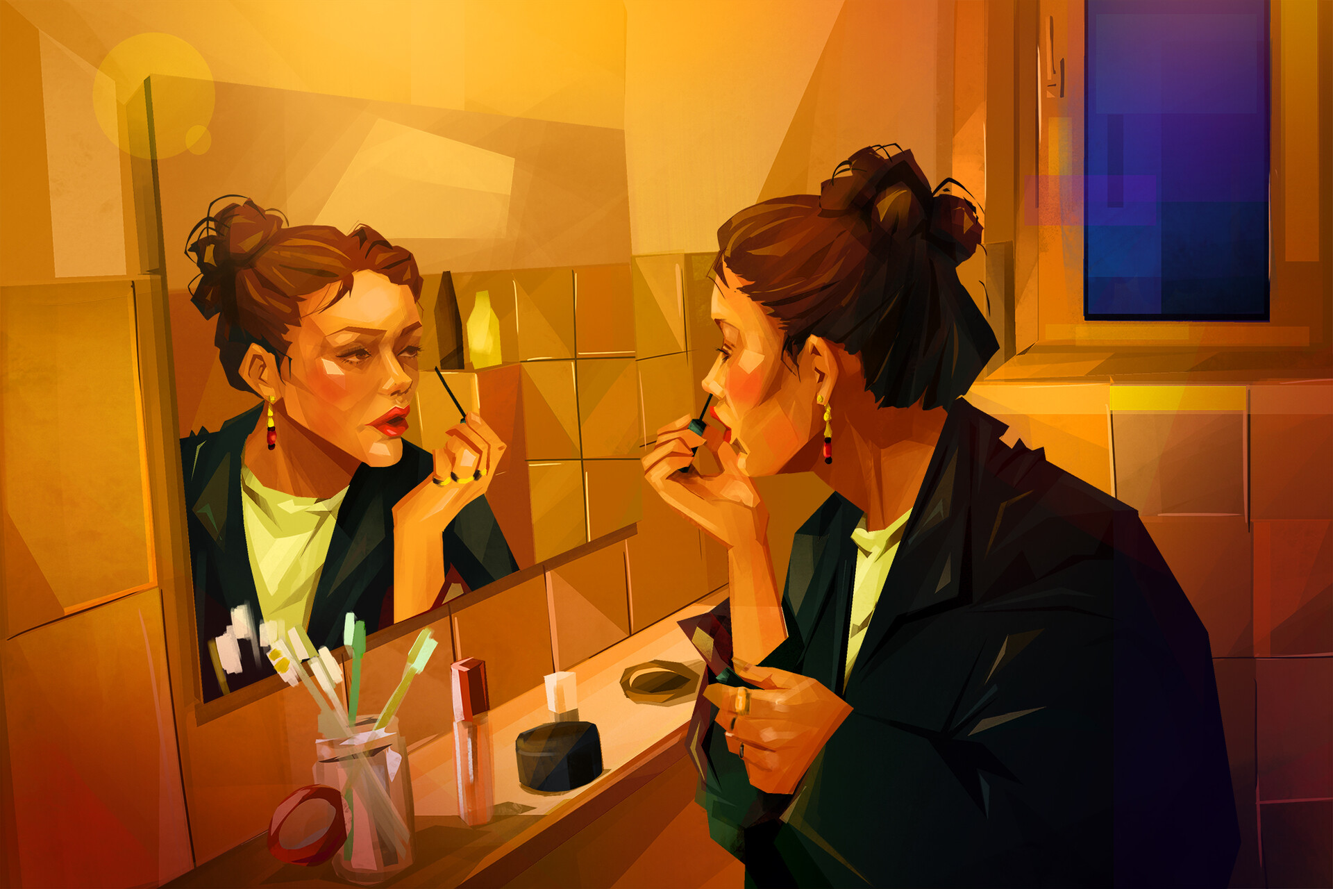 ArtStation - Mirroring myself