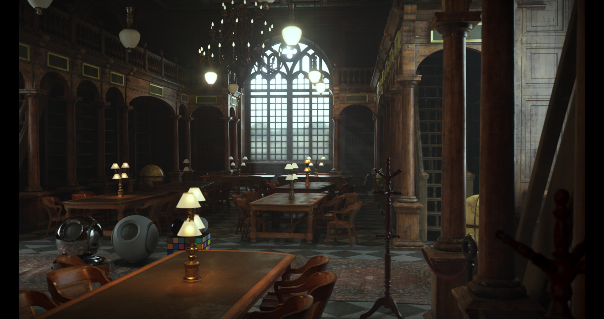 ArtStation - Library relight