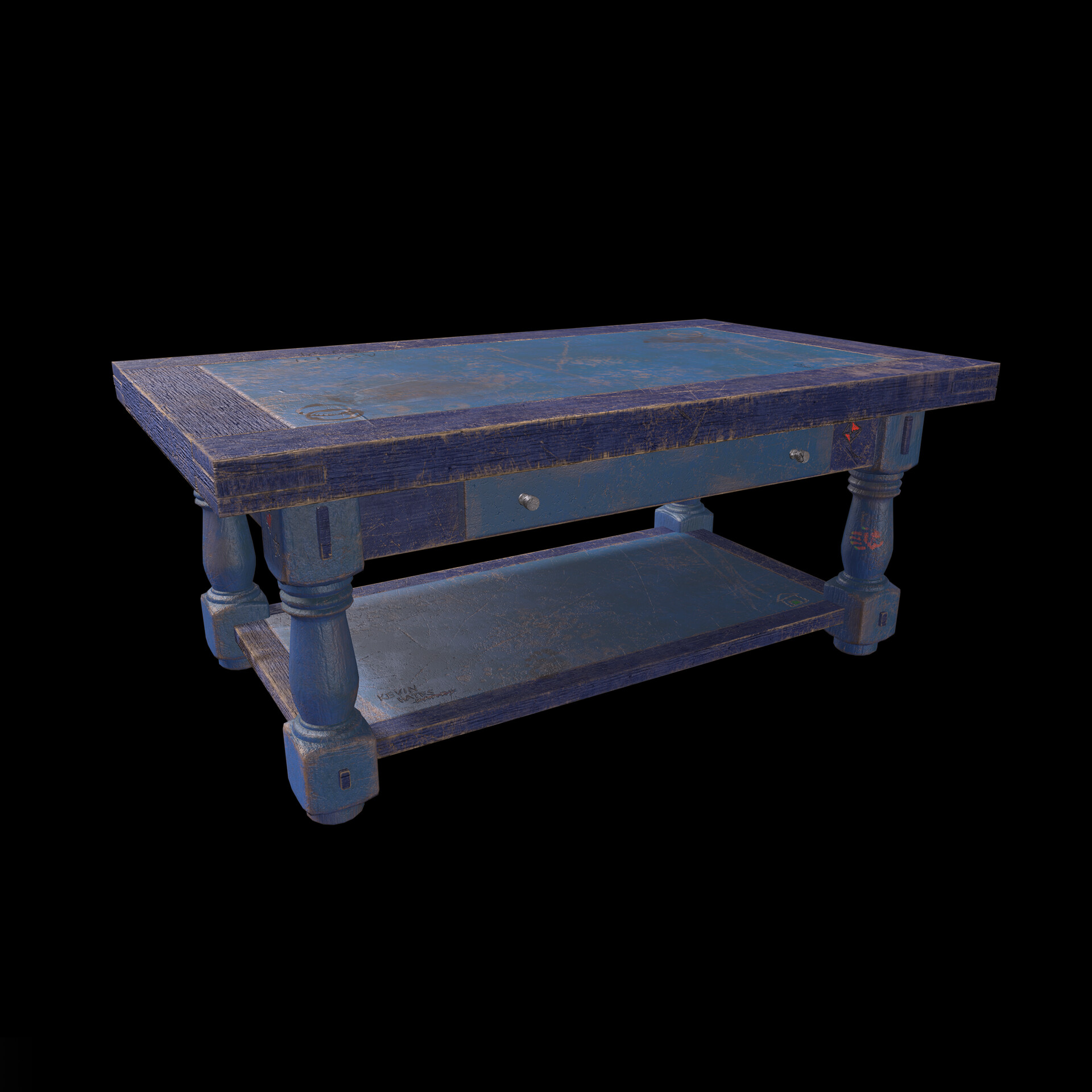 ArtStation - Game Asset: Coffee Table