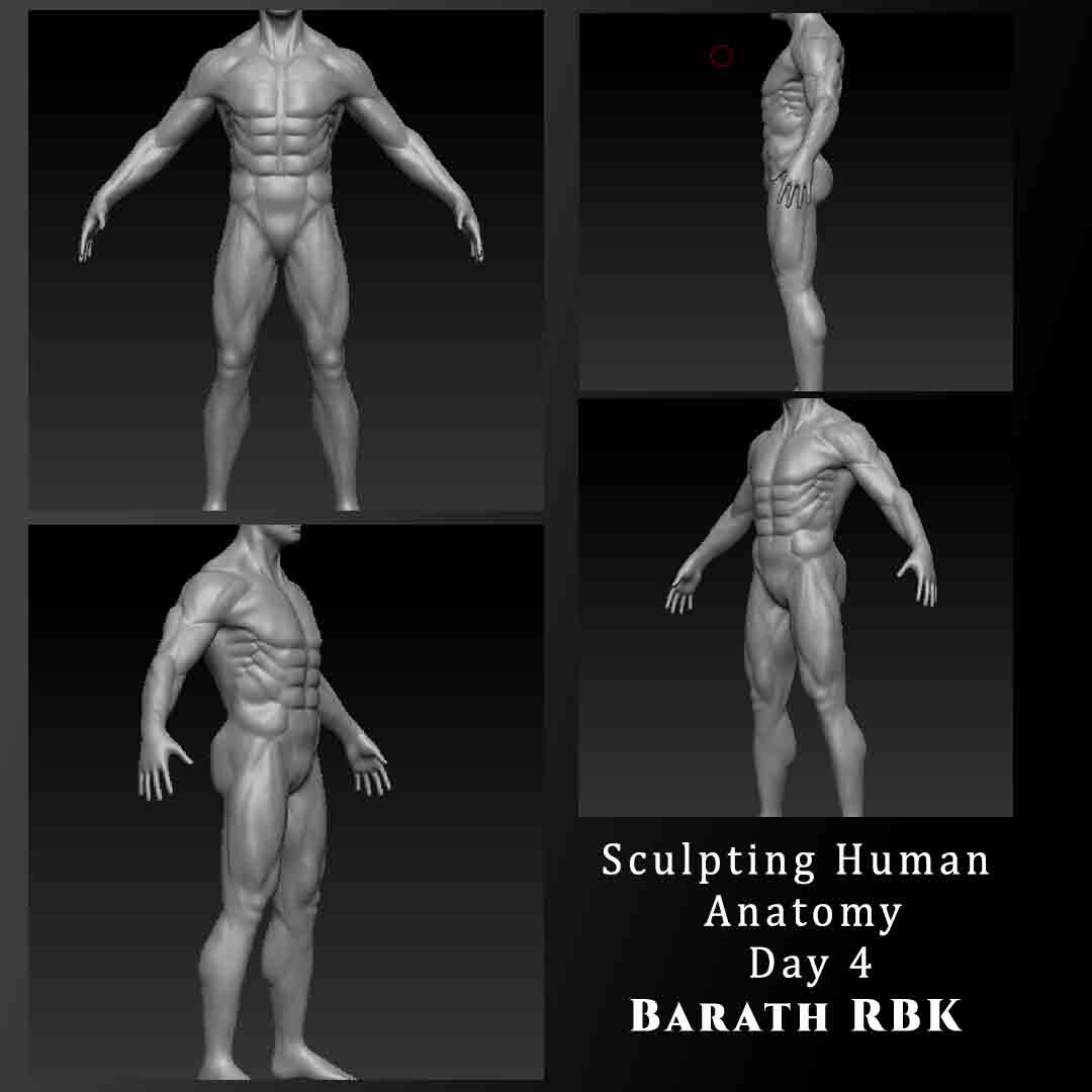 ArtStation - Male character Sculpting