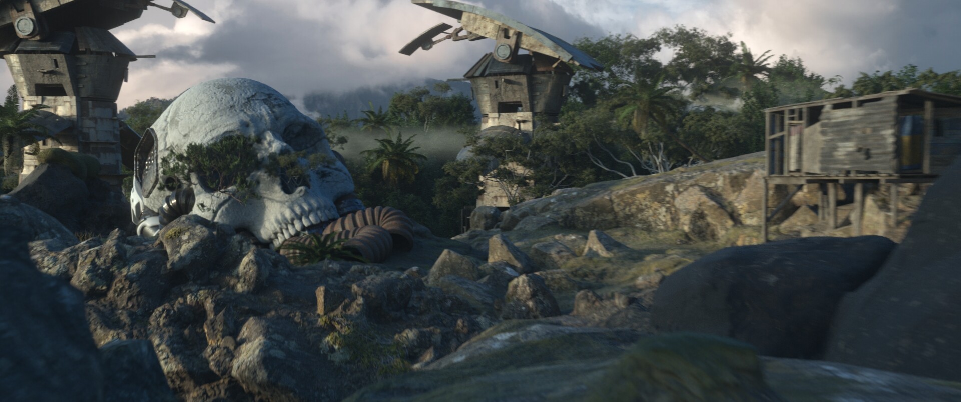 ArtStation - Skull island