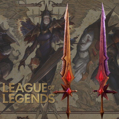 ArtStation - Iron Inquisitor Kayle - Swords | League of Legends - Fan Art