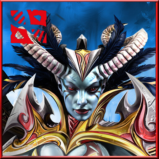 ArtStation - Queen of Pain - Dota 2 set (Collab for DNADota)