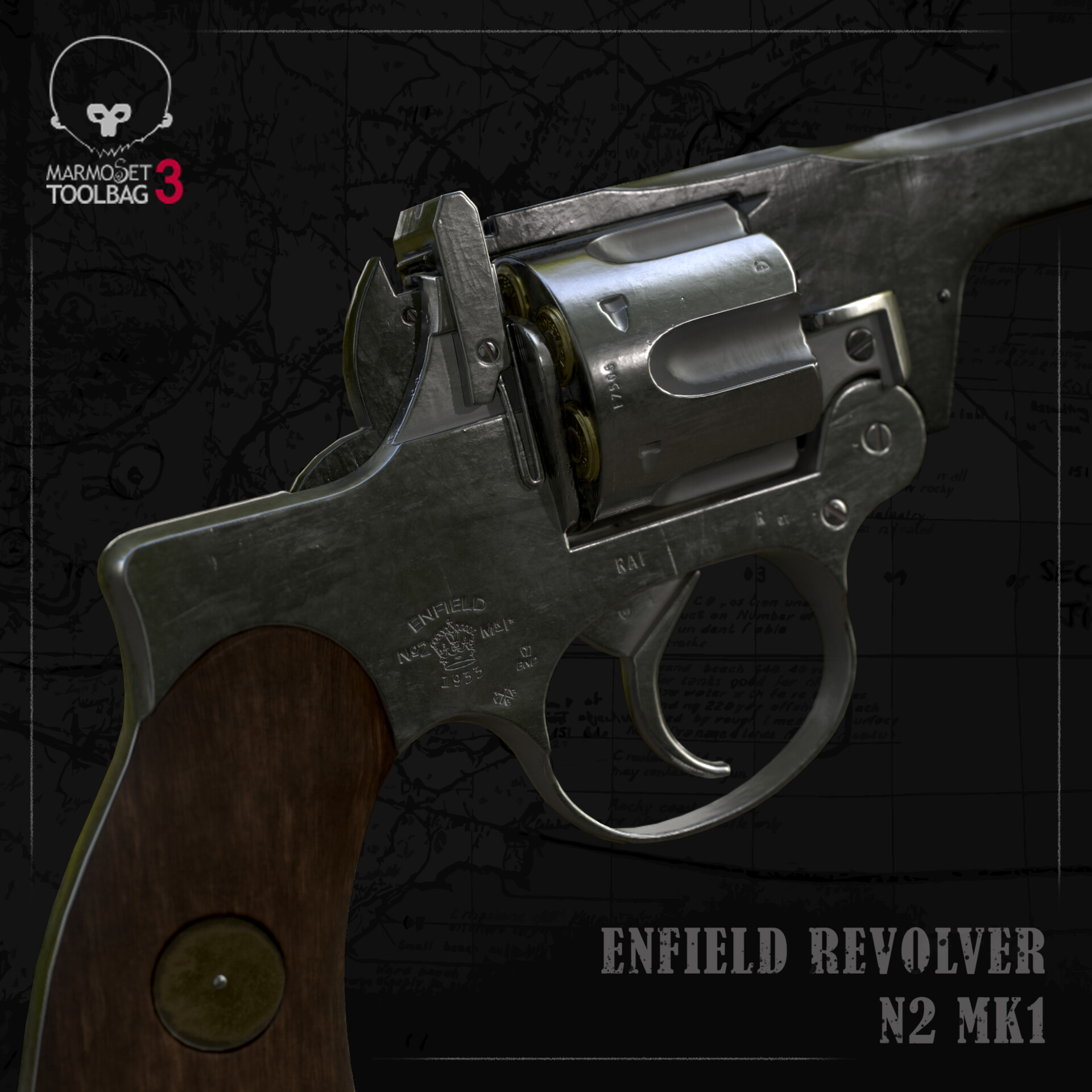 ArtStation - Revolver Enfield N2 Mk1