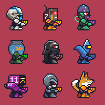 ArtStation - Metroid Characters