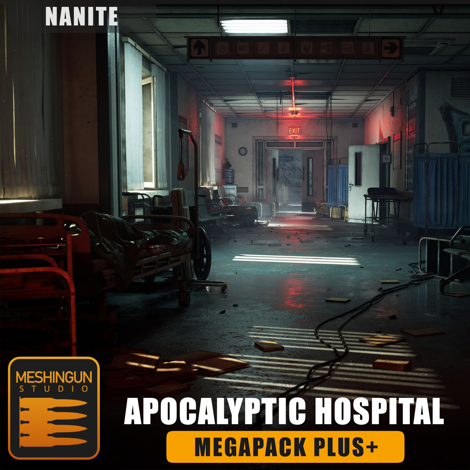 ArtStation - Apocalyptic Hospital Megapack Plus+