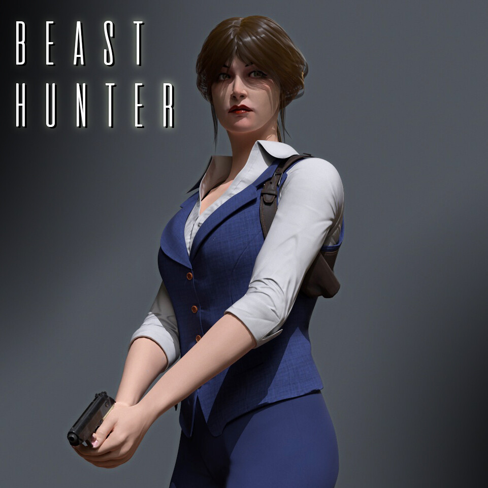 ArtStation - Belle " Beast Hunter"