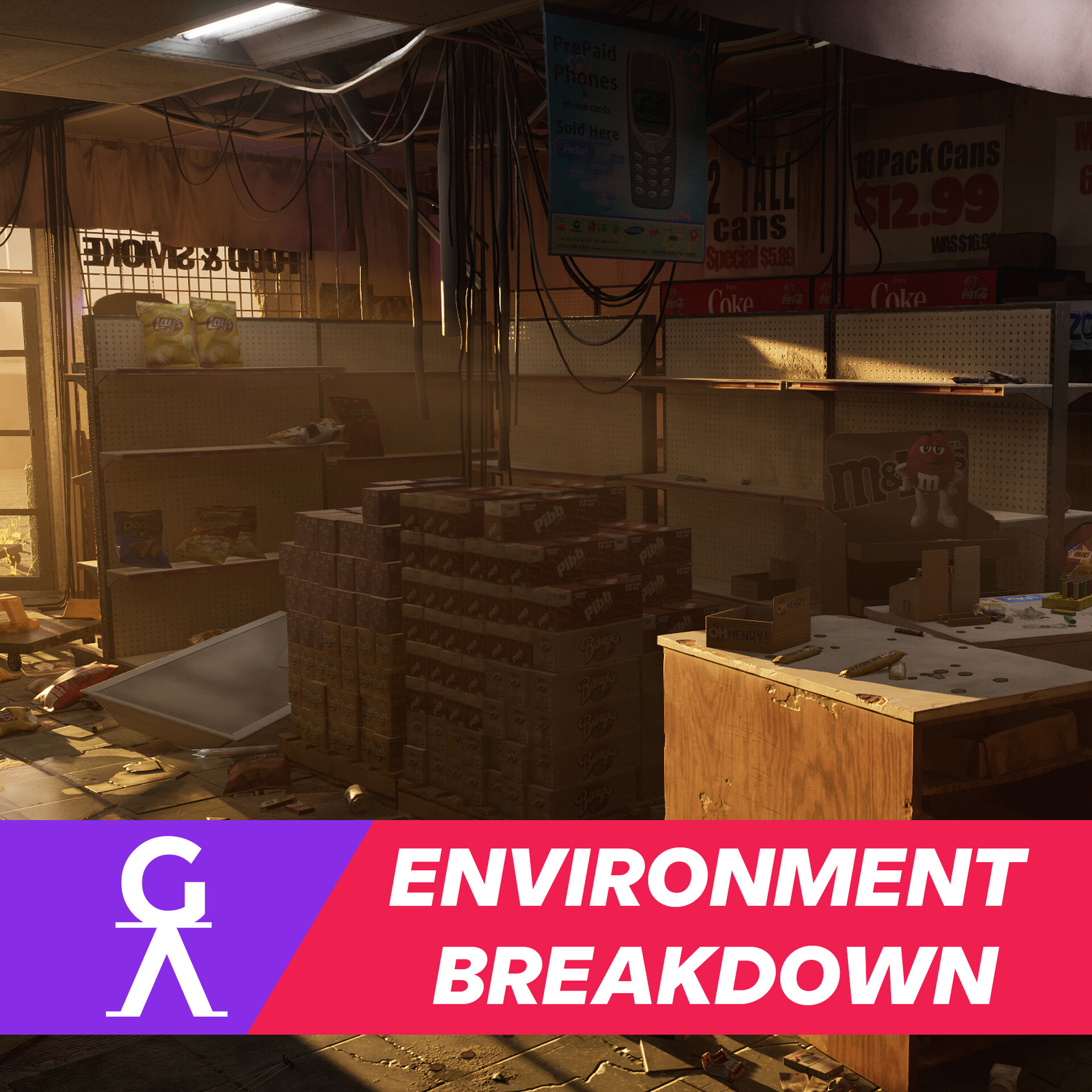 ArtStation - Sundown - Environment Breakdown - Michael Lachman