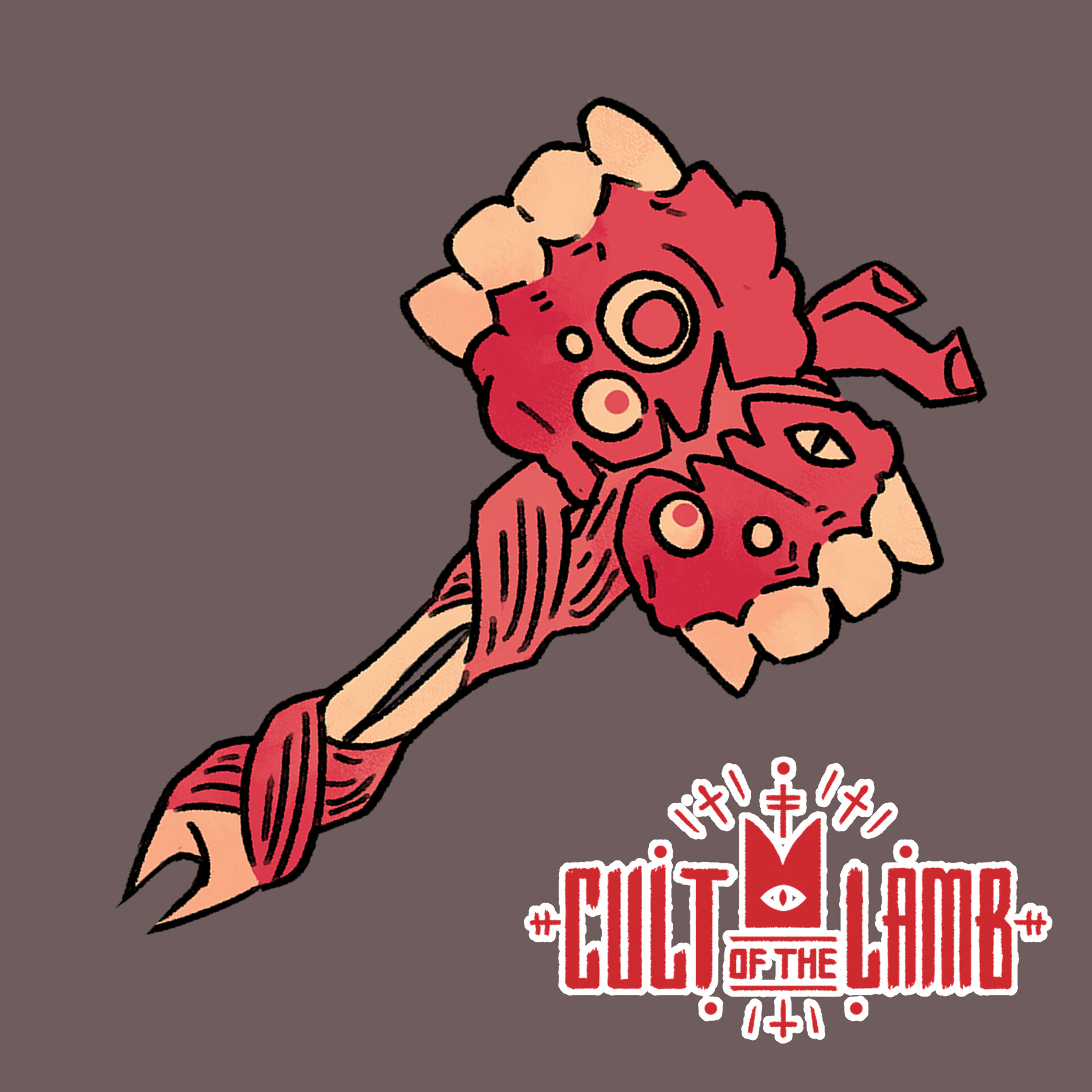 ArtStation - Cult of The lamb themed props