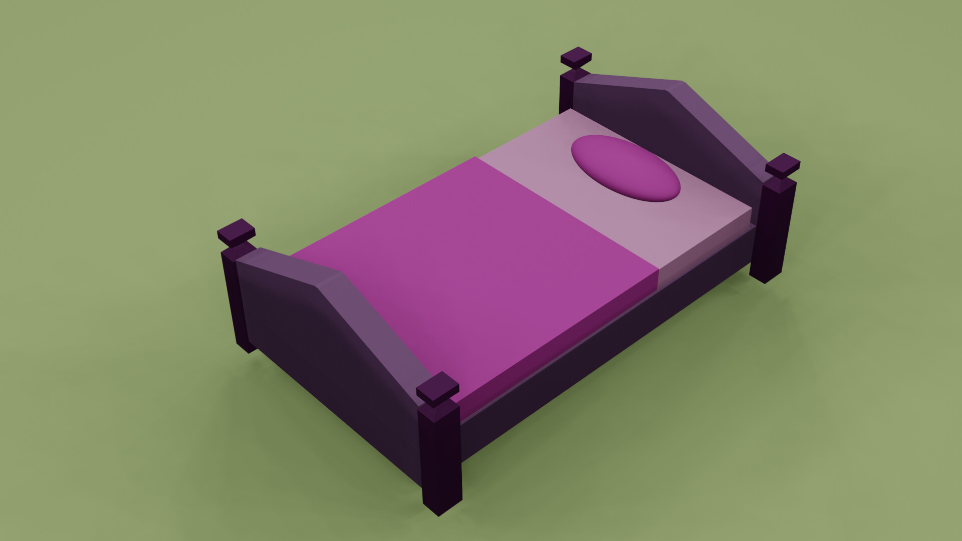 ArtStation - SINGLE BED