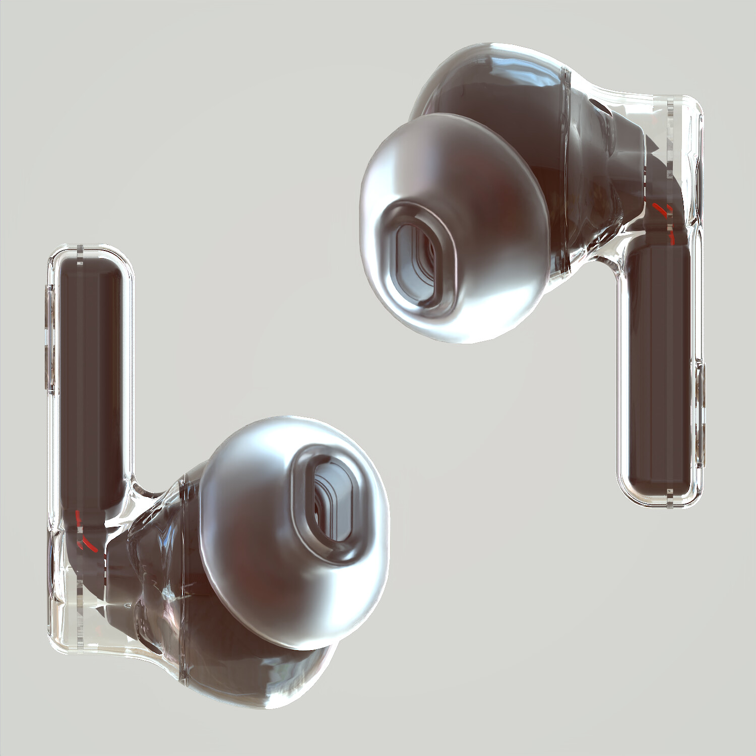 ArtStation - Transparent Earphones Design / CAD Modeling