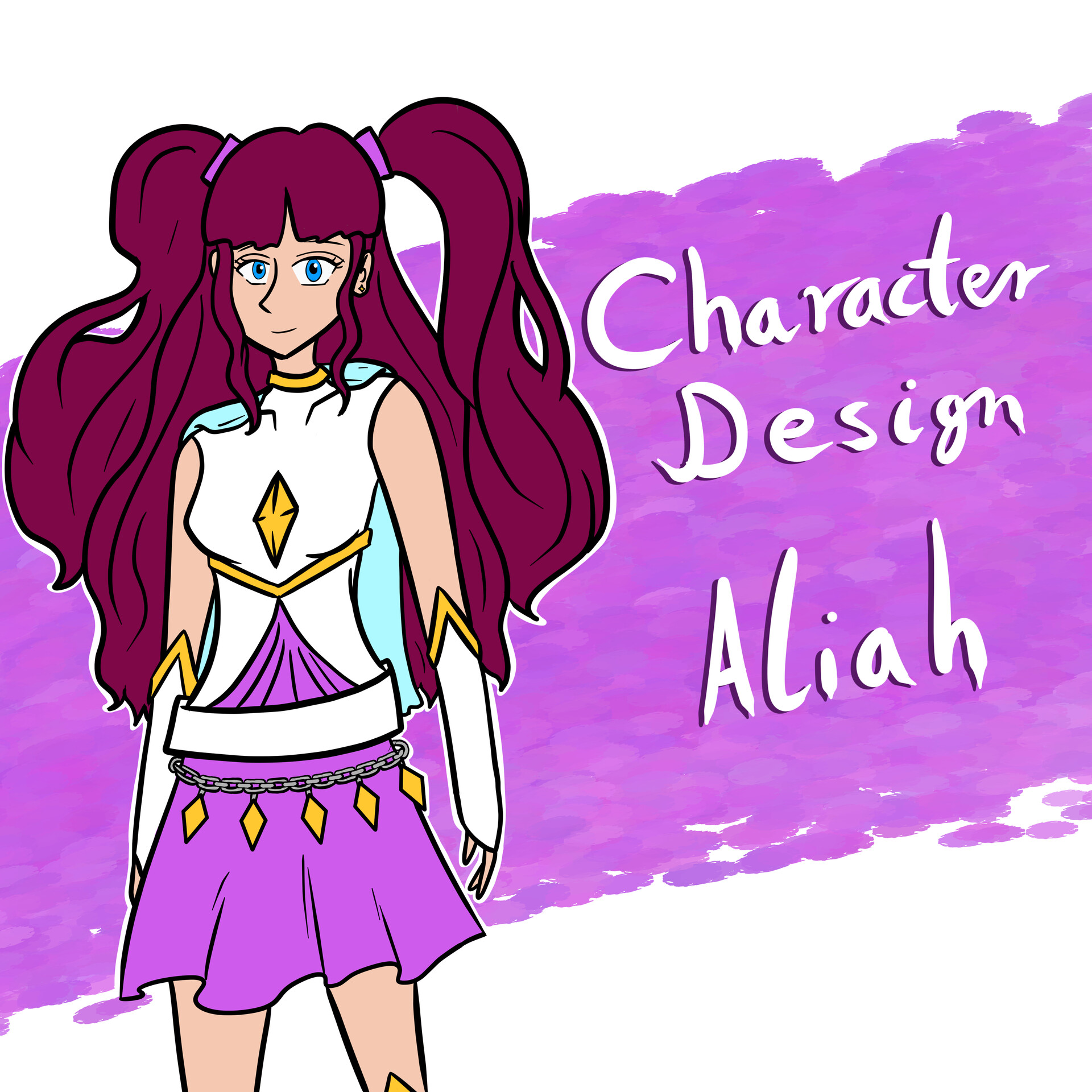 ArtStation - Character Design Aliah