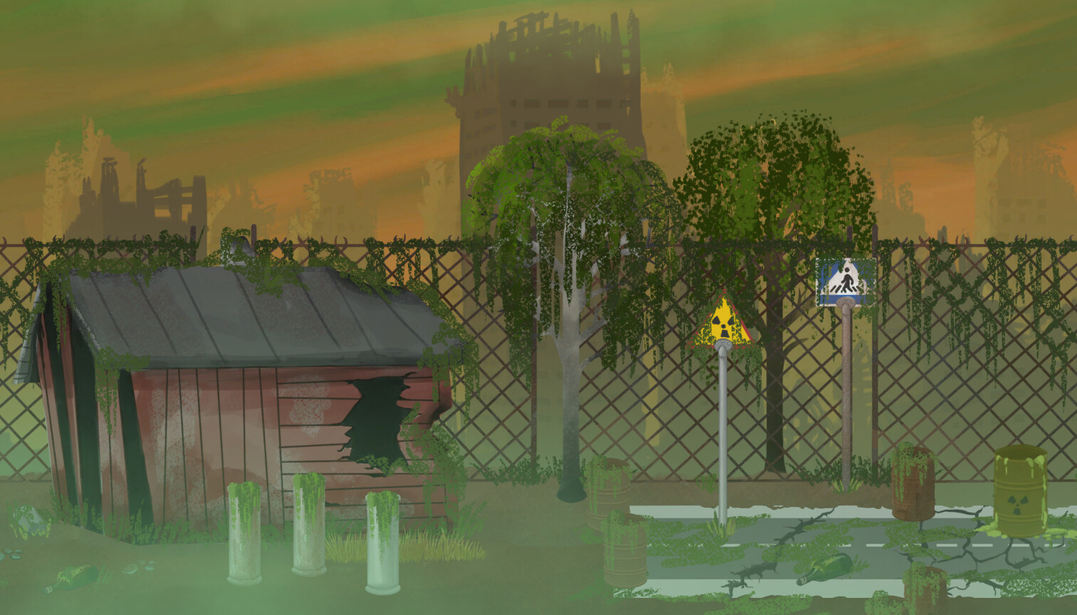 ArtStation - Post apocalyptic 2D art asset pack