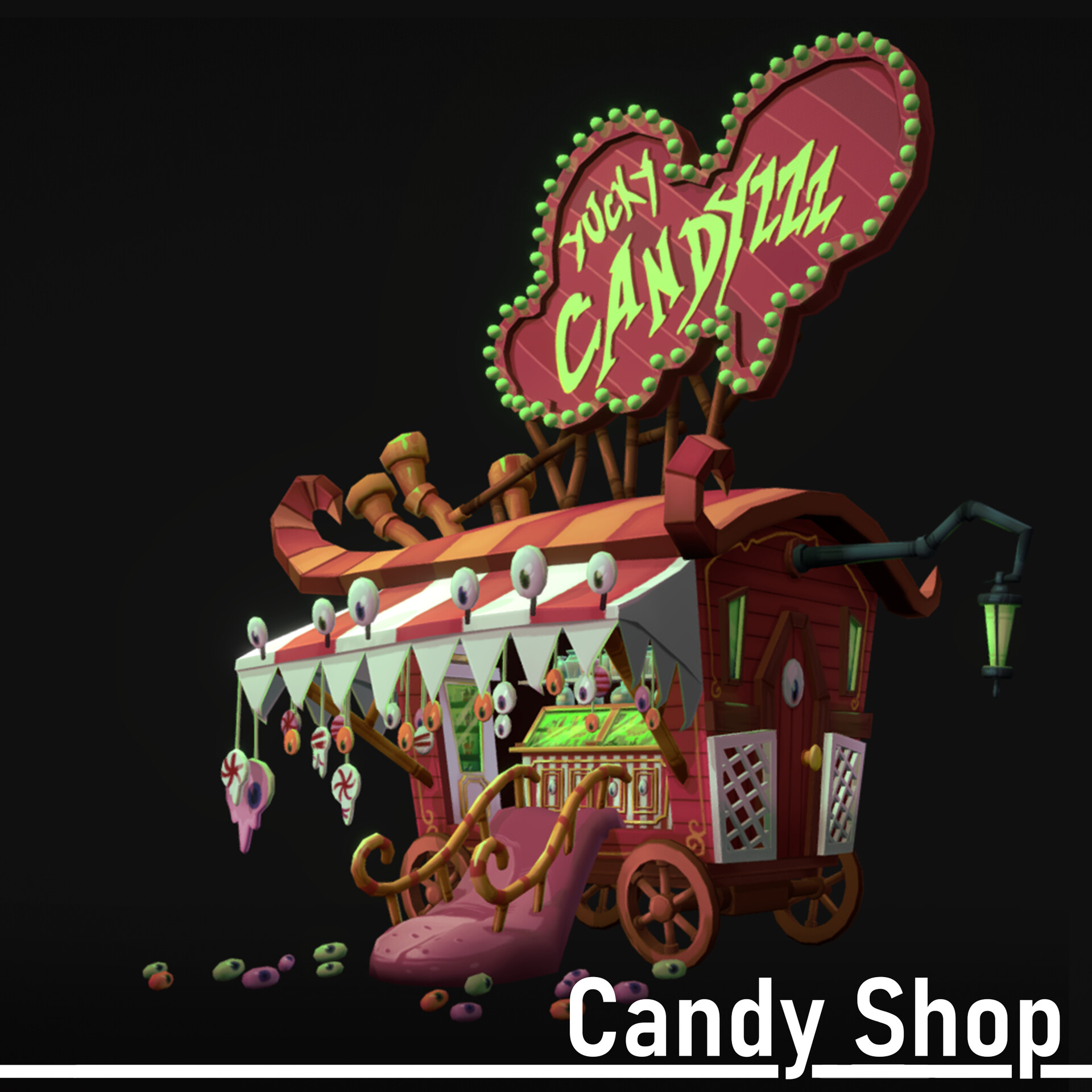 ArtStation - Hell Circus Candy Shop