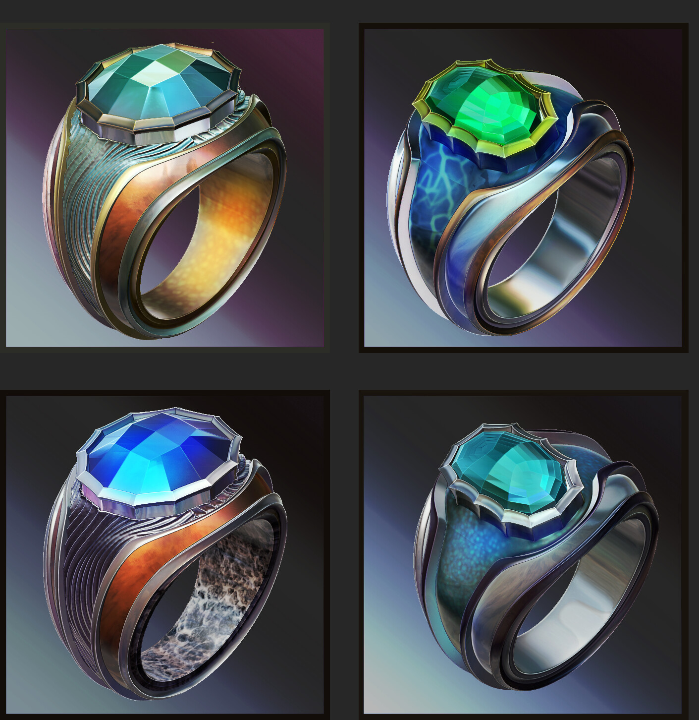 ArtStation - Magic Rings