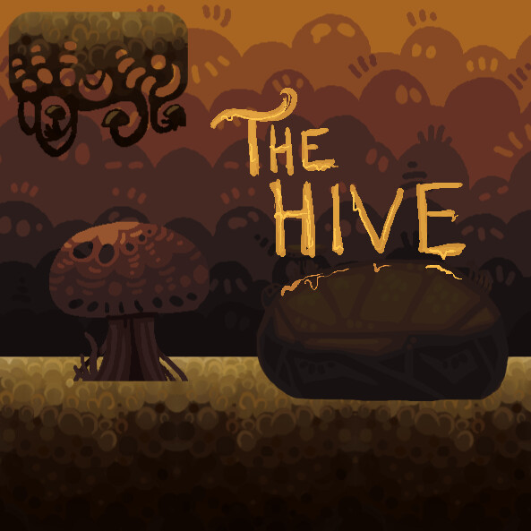ArtStation - Artwork for "The Hive", a GameJam game