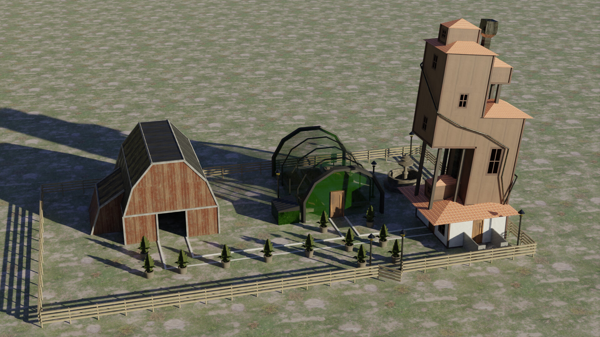 ArtStation - Harry Potter "Burrow" Environment