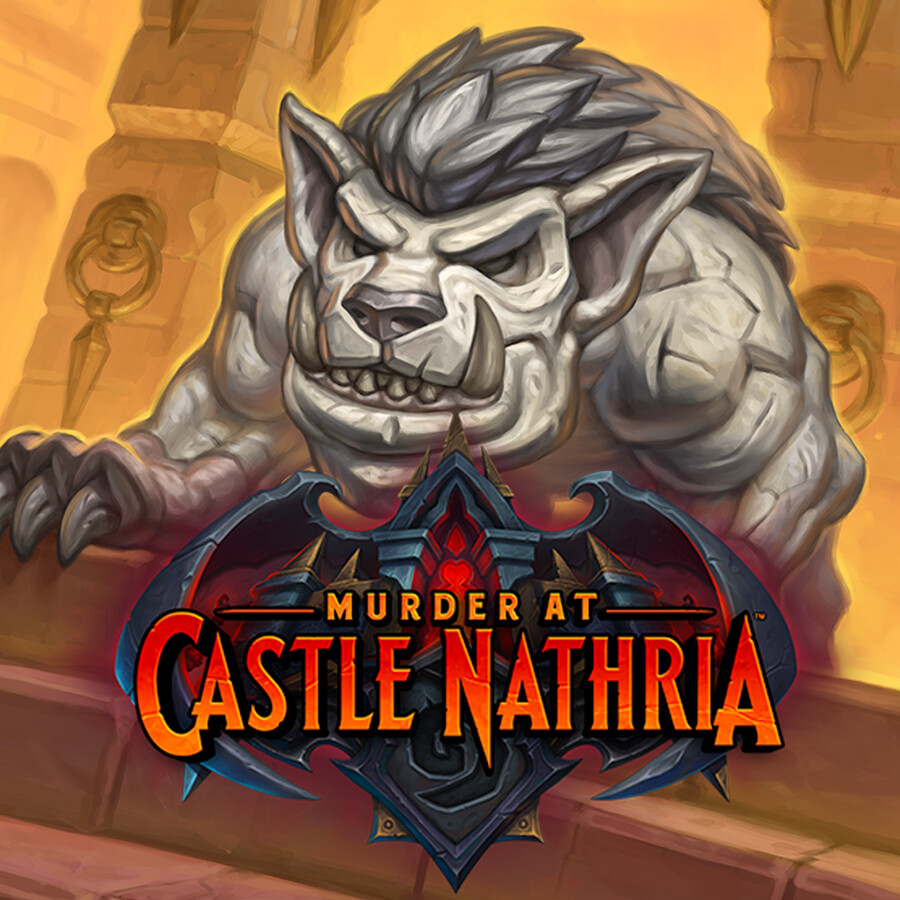 ArtStation - Hearthstone: Murder at Castle Nathria - Stonebound Gargon