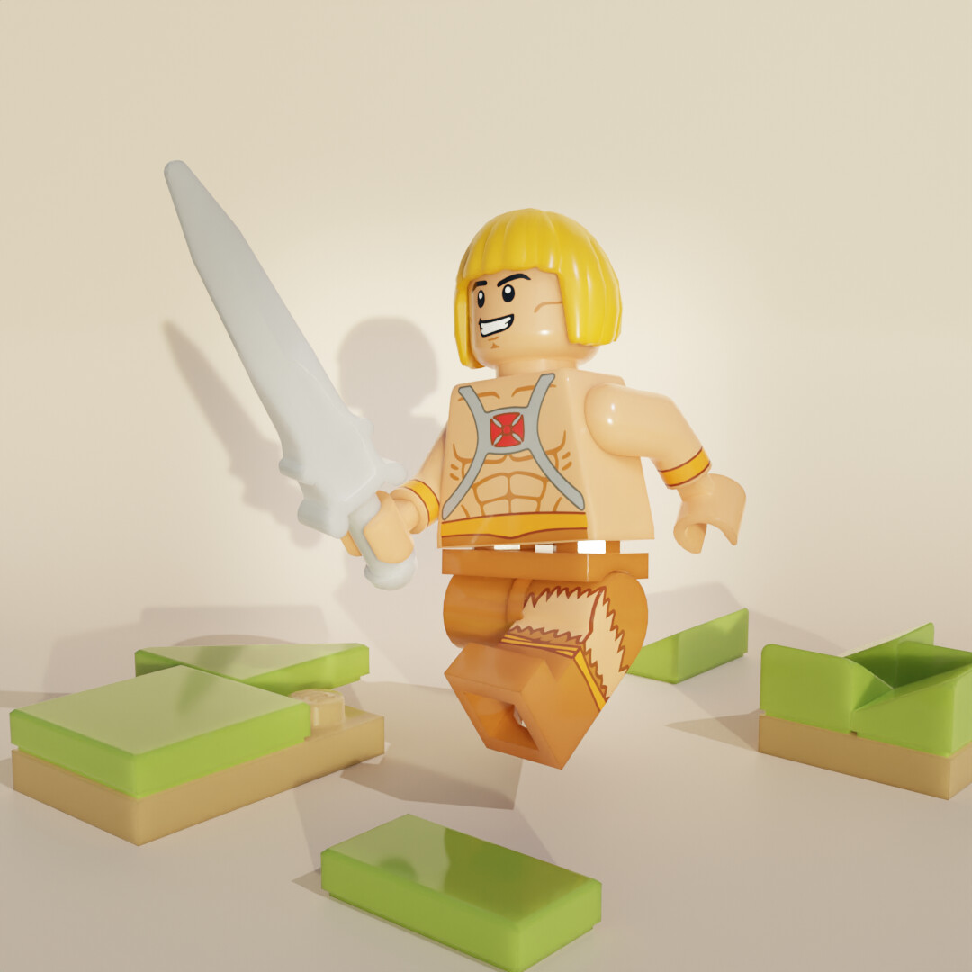 ArtStation - Lego He-man Fan Art