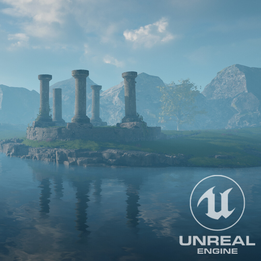 ArtStation - Misty Bay. Lightning