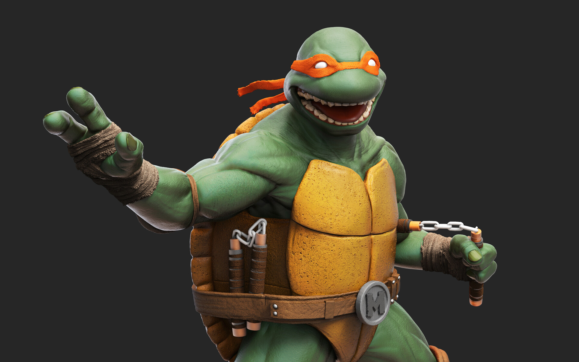 ArtStation - TMNT Michelangelo