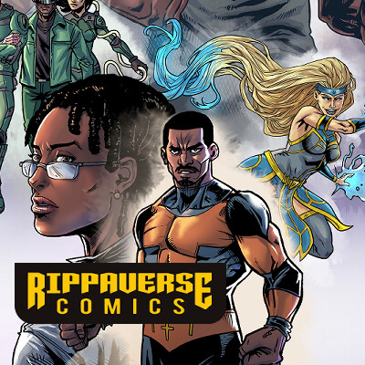 ArtStation - Rippaverse Comics - Splash Art