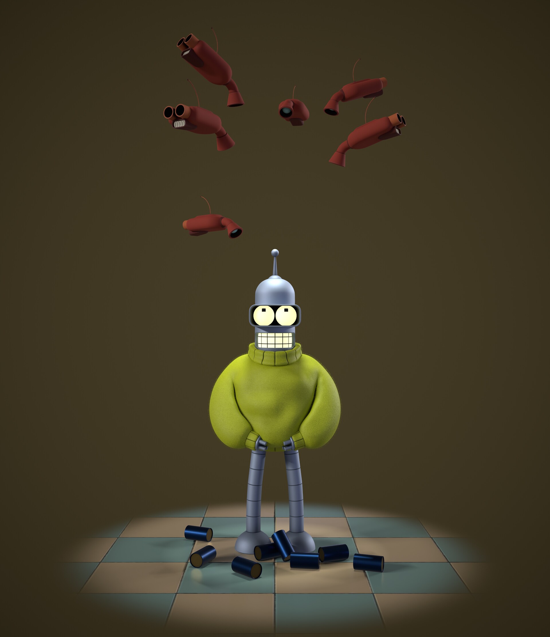 ArtStation - Bender - Futurama fan art