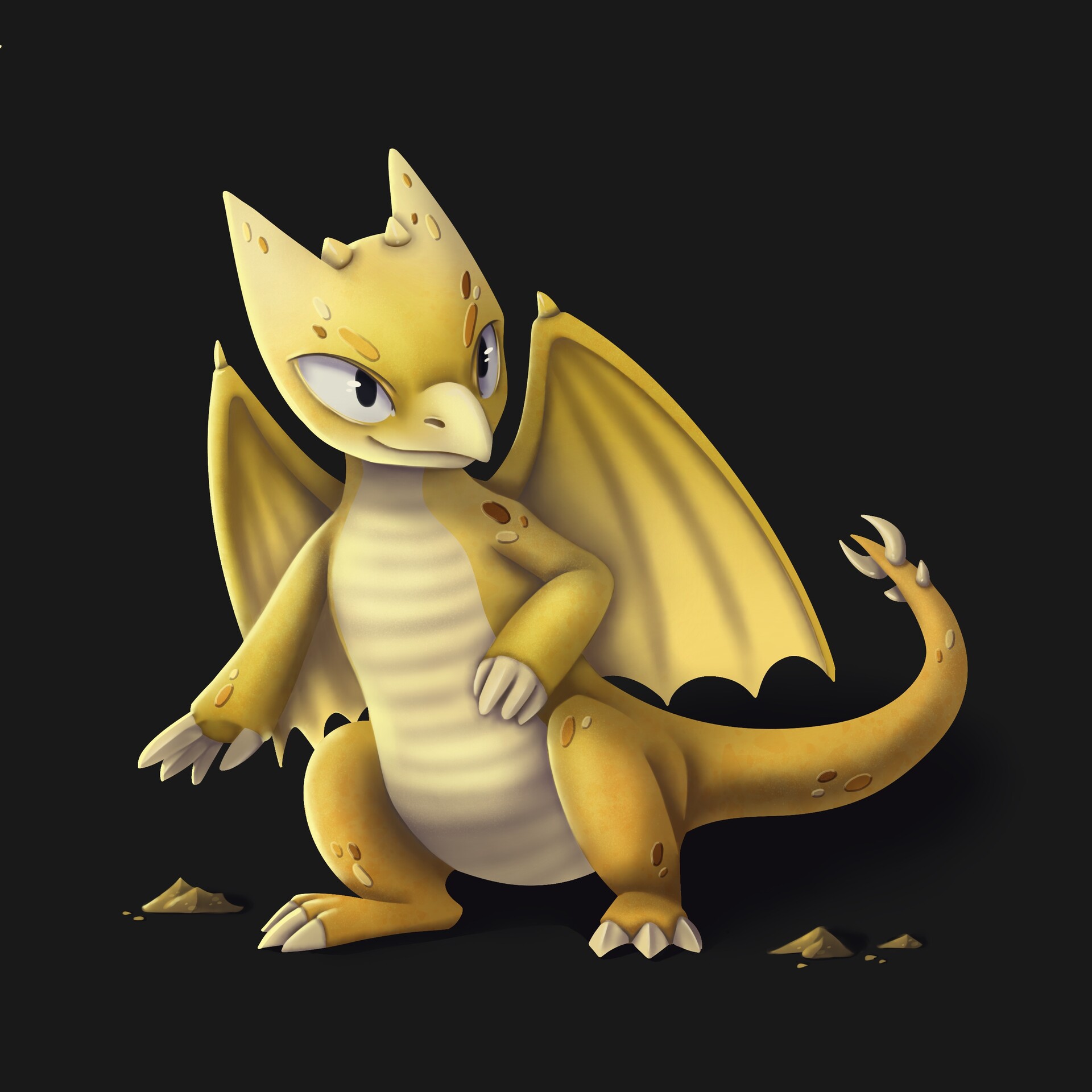 ArtStation - Yellow Dragon