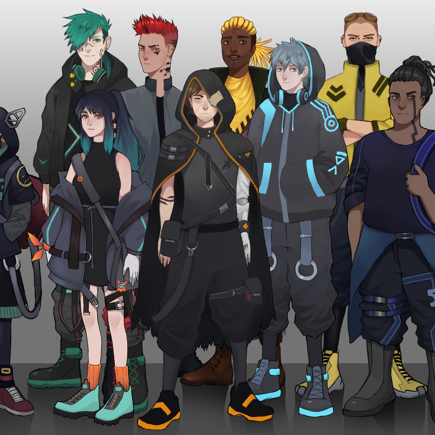 ArtStation - Foreign Lives characters