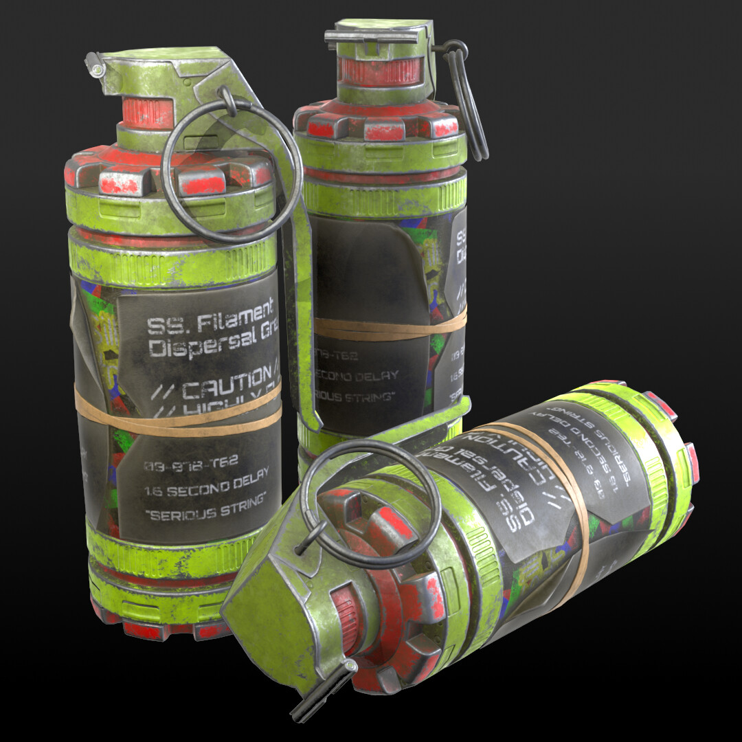 ArtStation - Serious String Grenade