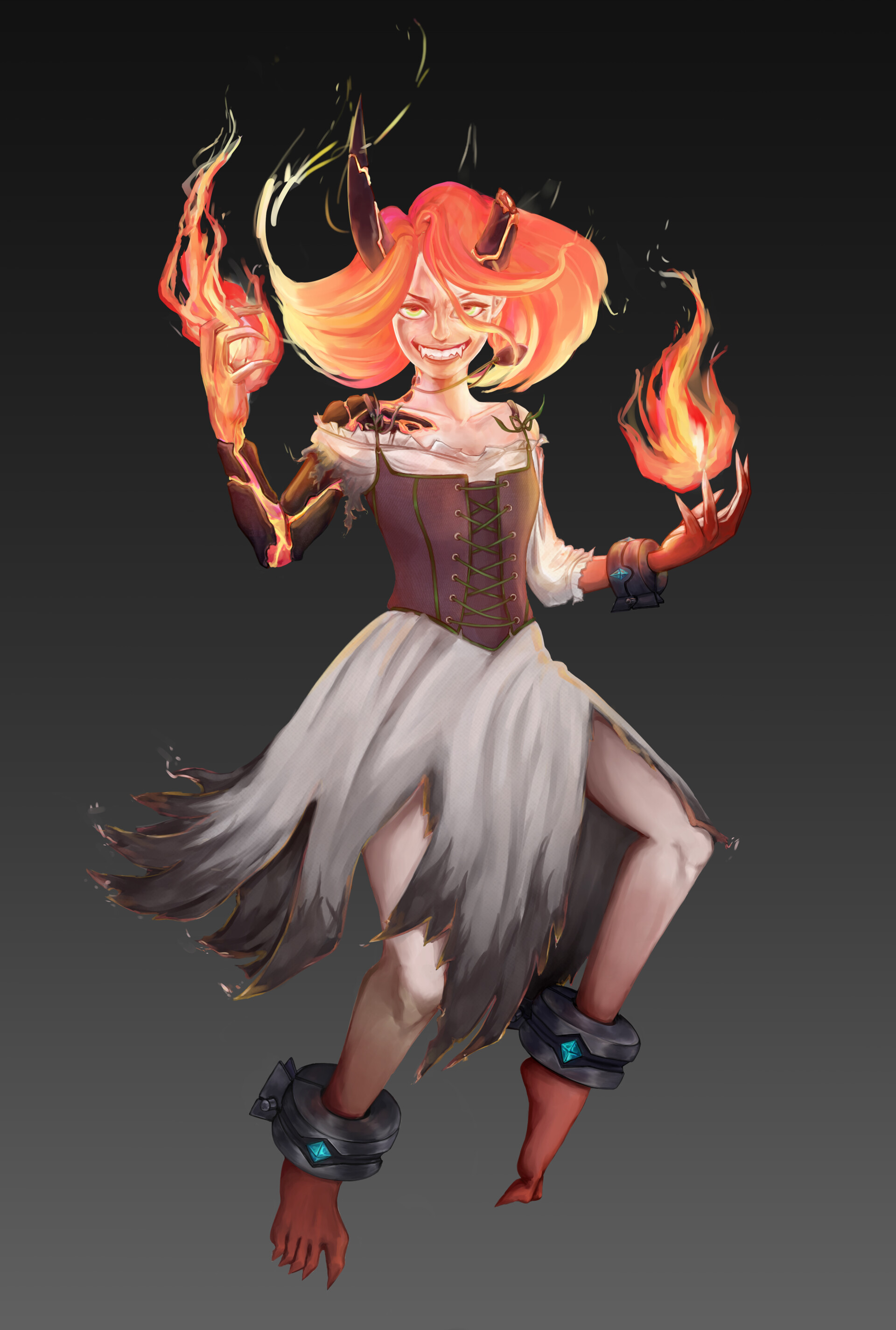 ArtStation - Unruly Fire Demon