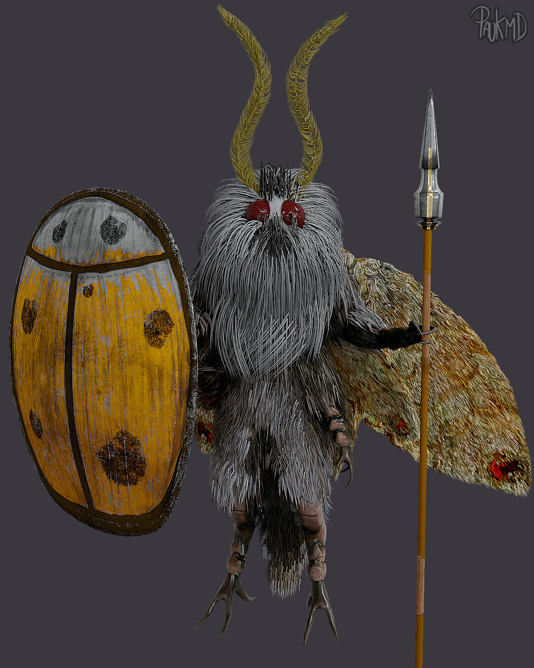 ArtStation - Moth Knight - Original Character