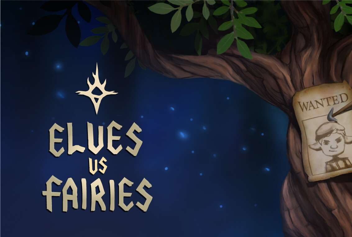 ArtStation - UI - Elves versus fairies - UI example 🏹