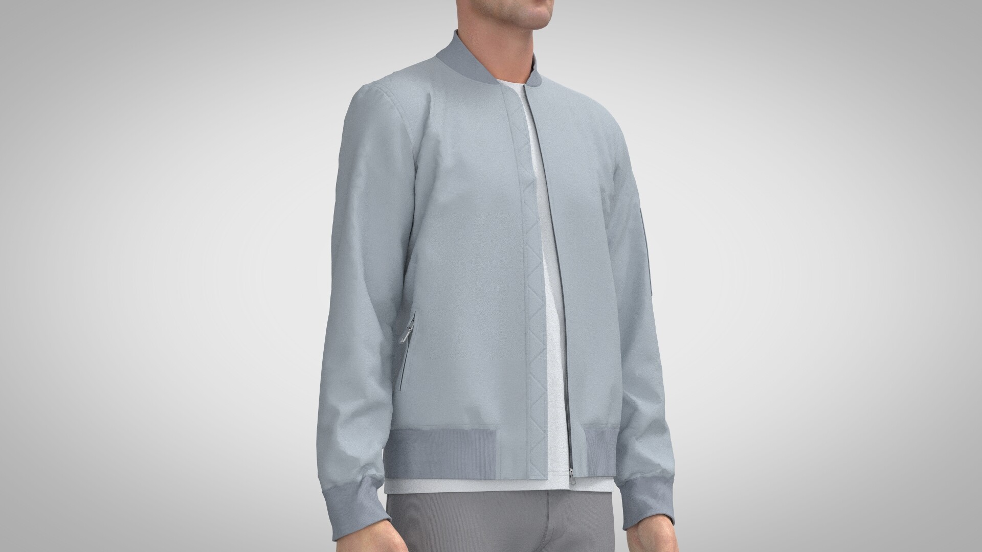 ArtStation - Bomber Jacket, Marvelous Designer, Clo3D