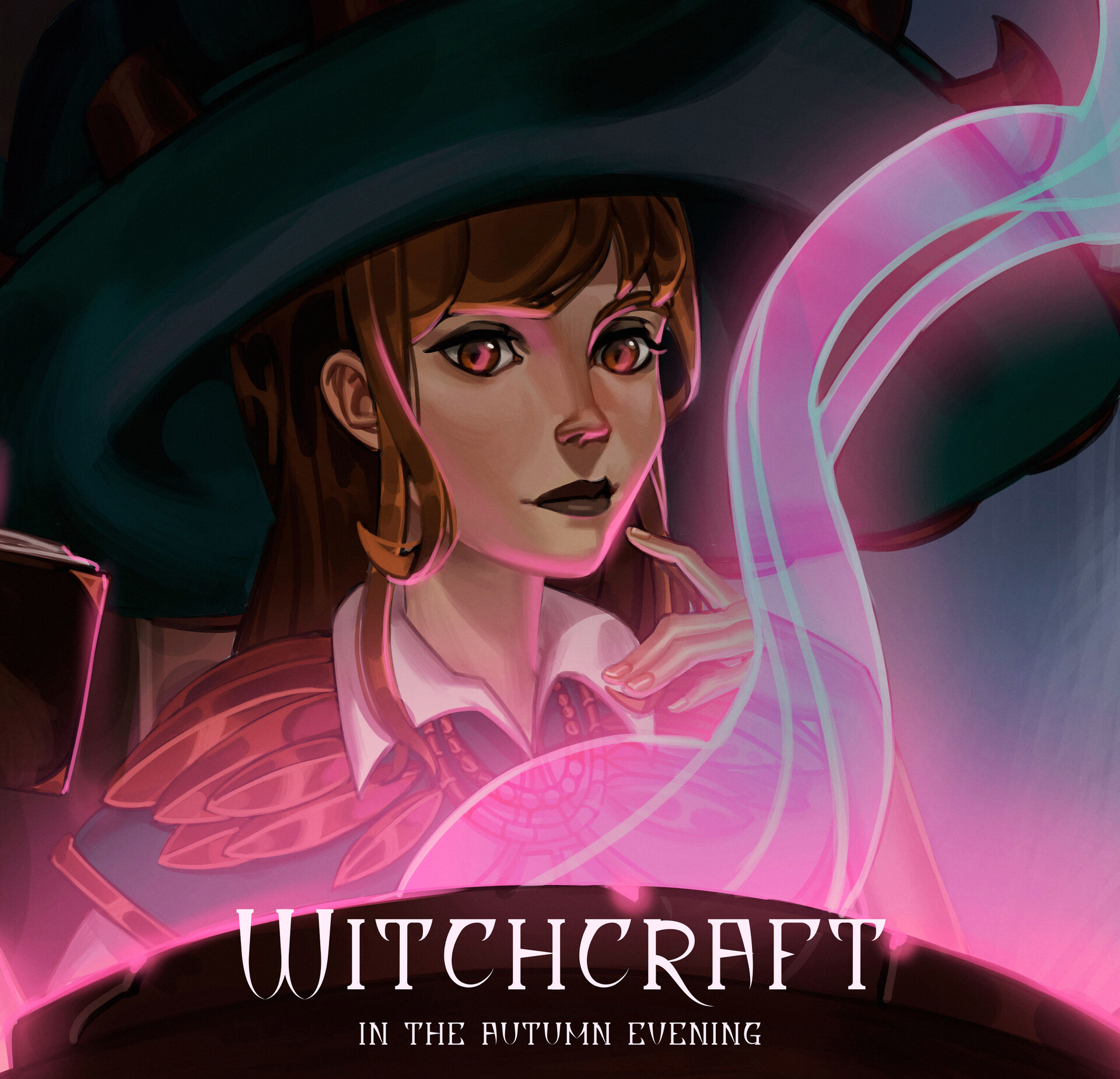 ArtStation - Witchcraft in the autumn evening! Illustration.