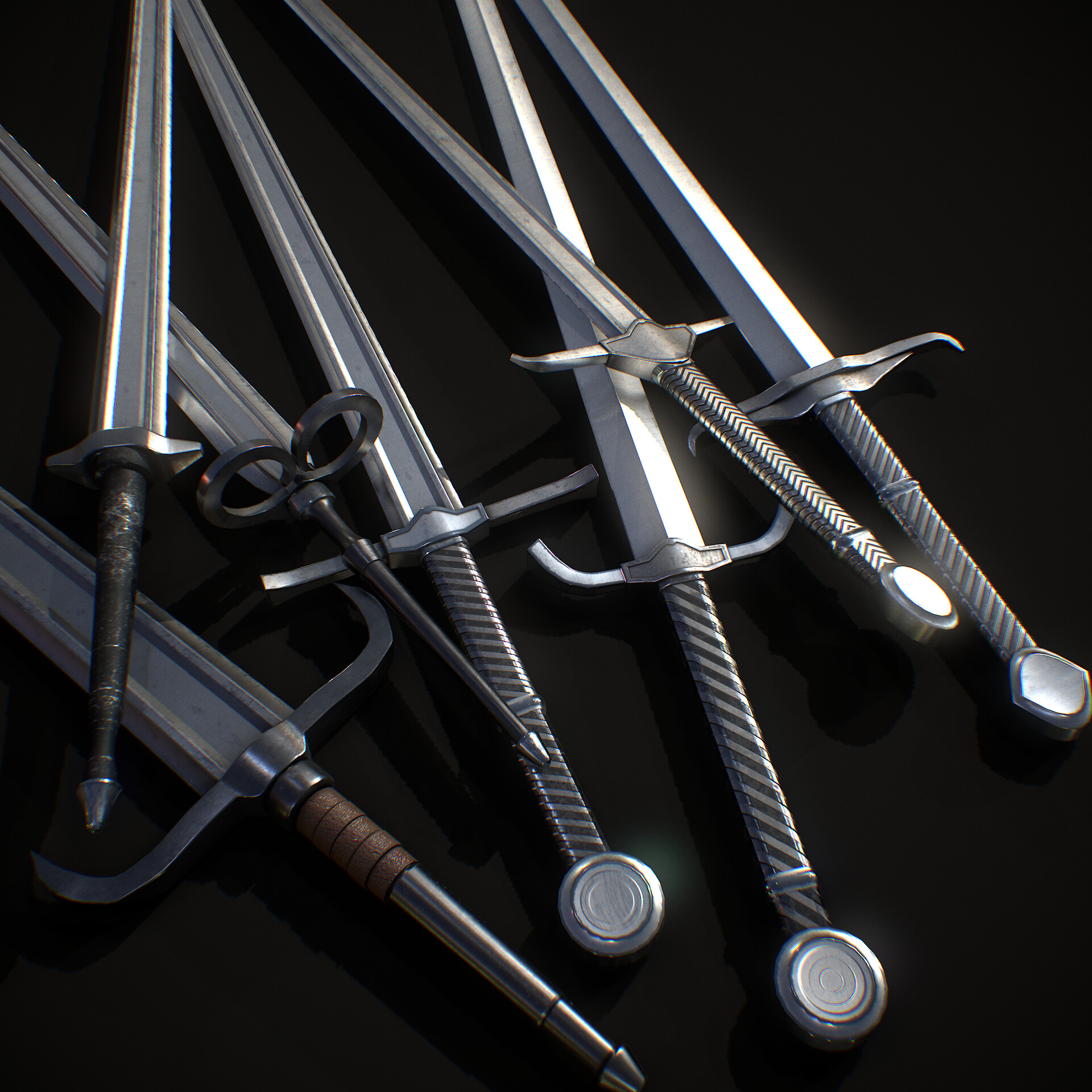 ArtStation - Medieval swords collection