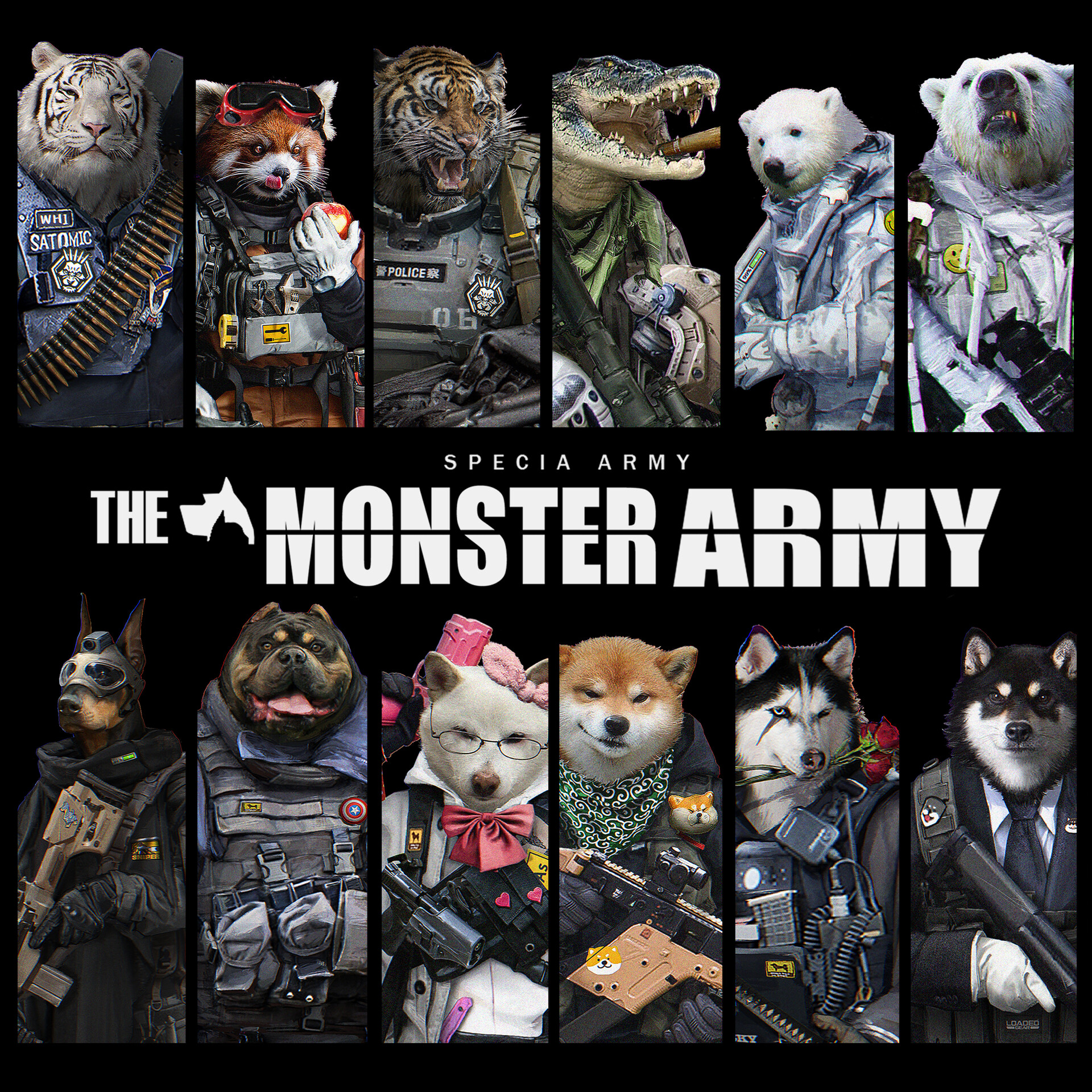 ArtStation - THE MOSTER ARMY
