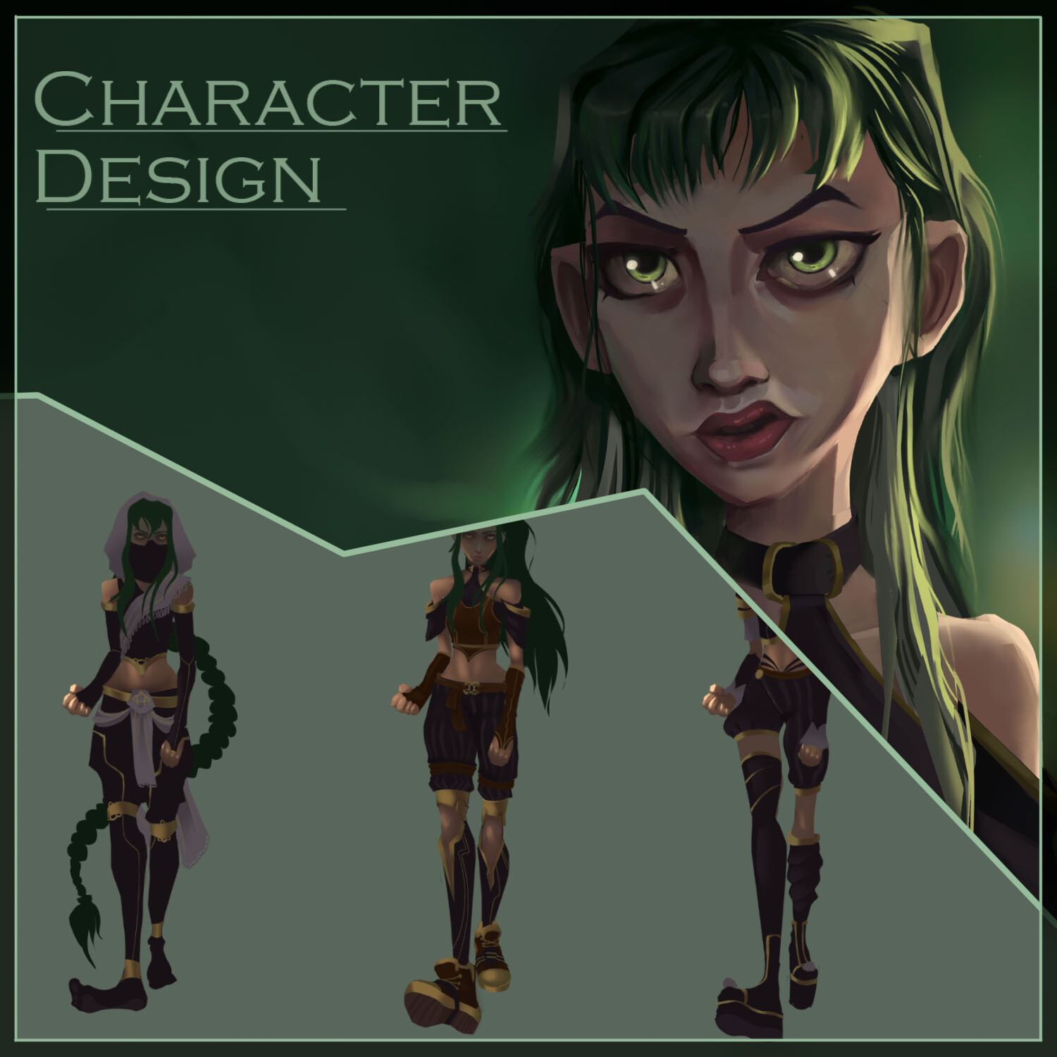 ArtStation - Arcane inspired character