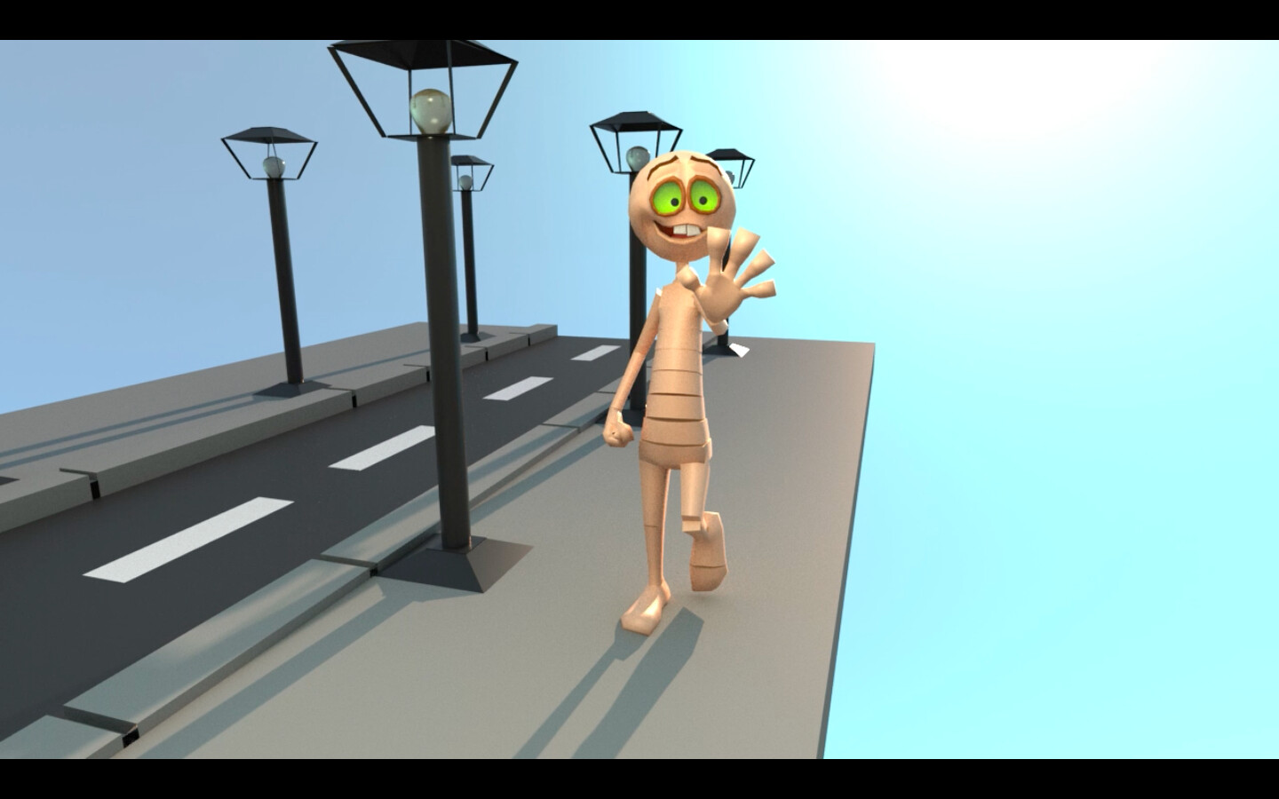 ArtStation - Walking Cycle 3D Animation (2022)