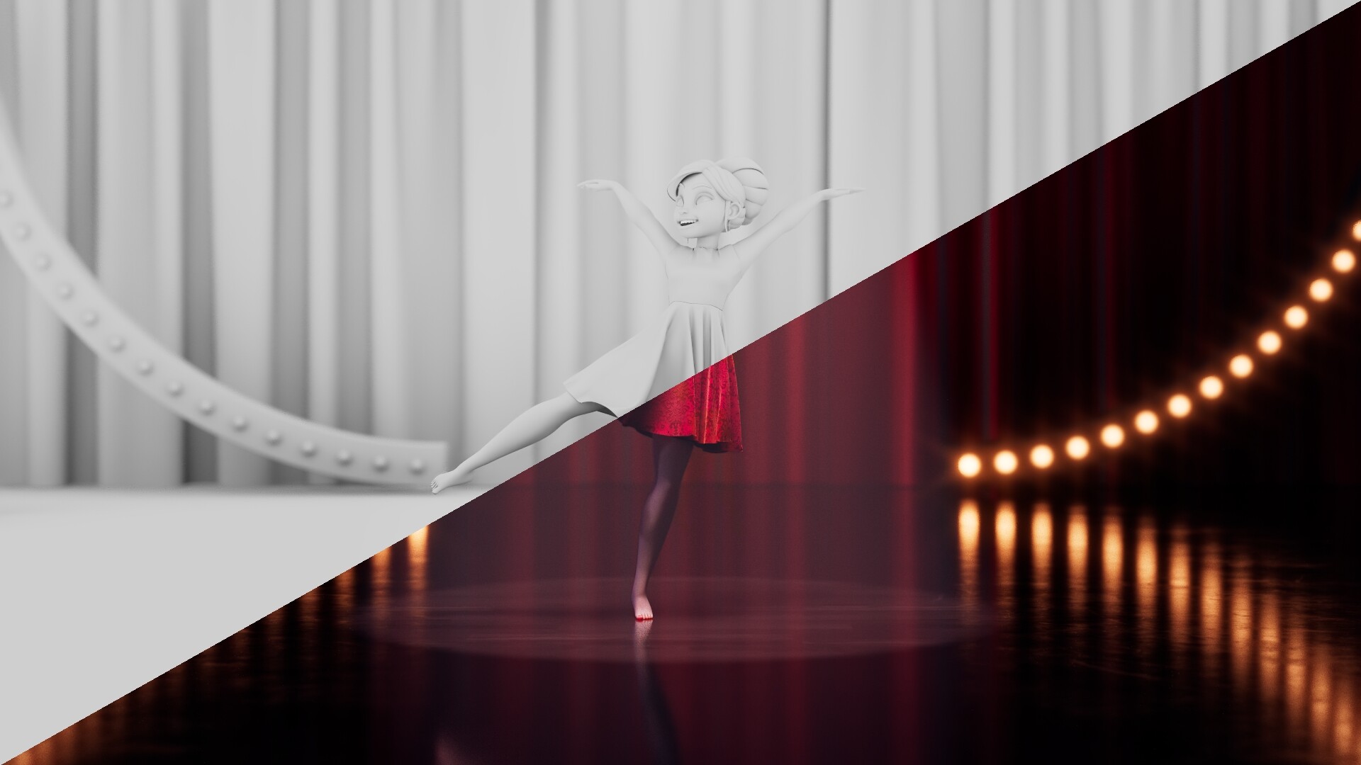 ArtStation - Dance Animation - Lighting Breakdown