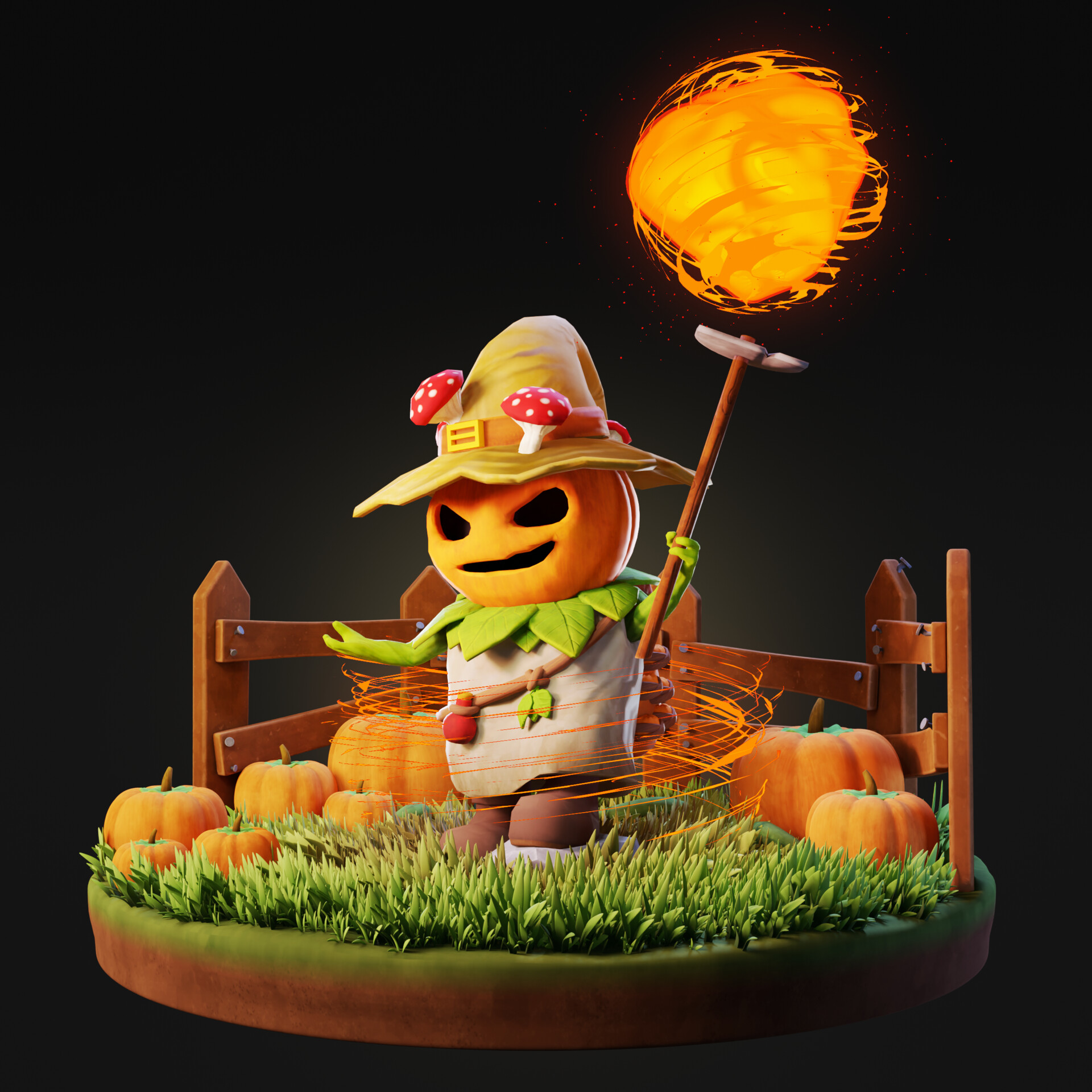 ArtStation - Sr. Abóbrinho Abóbora