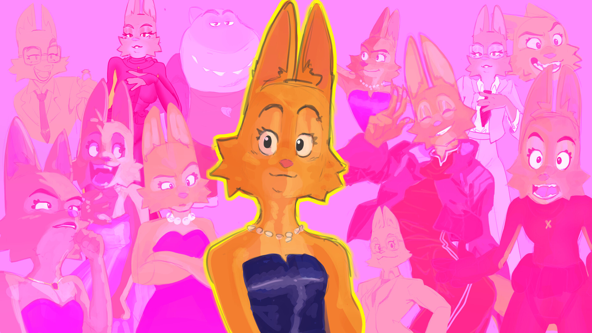 ArtStation - diane foxington bad guys