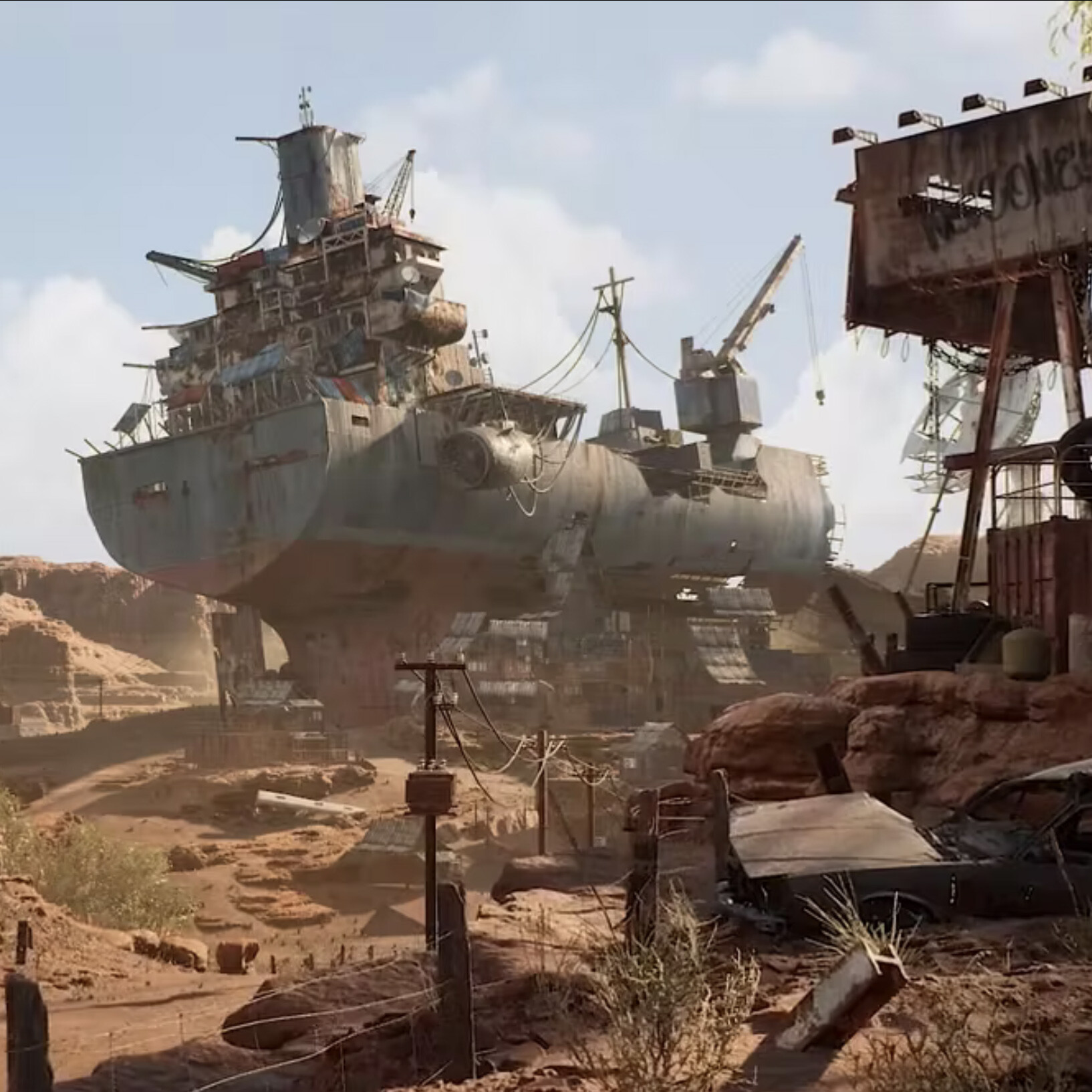 ArtStation - Desolate Shipyard