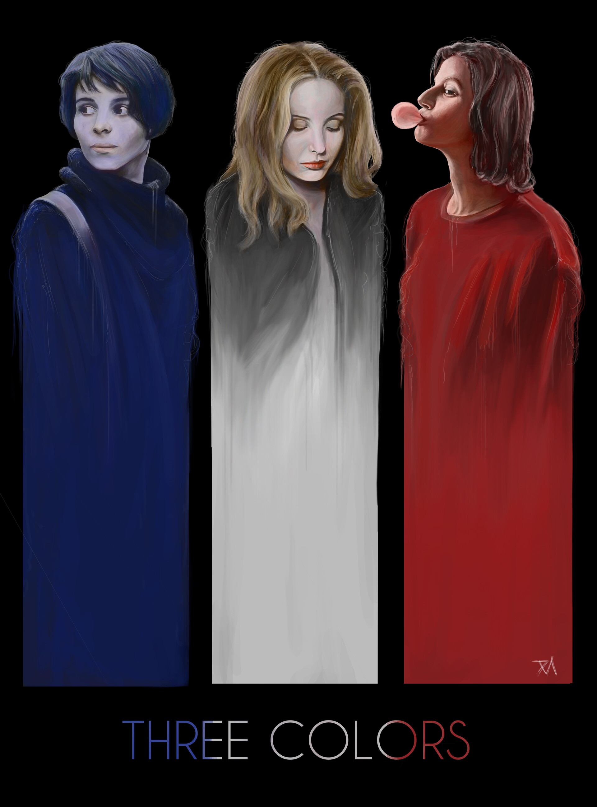 ArtStation - THREE COLORS - illustration