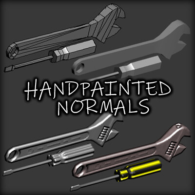ArtStation - Handpainting Normal Maps pixel by pixel! #6