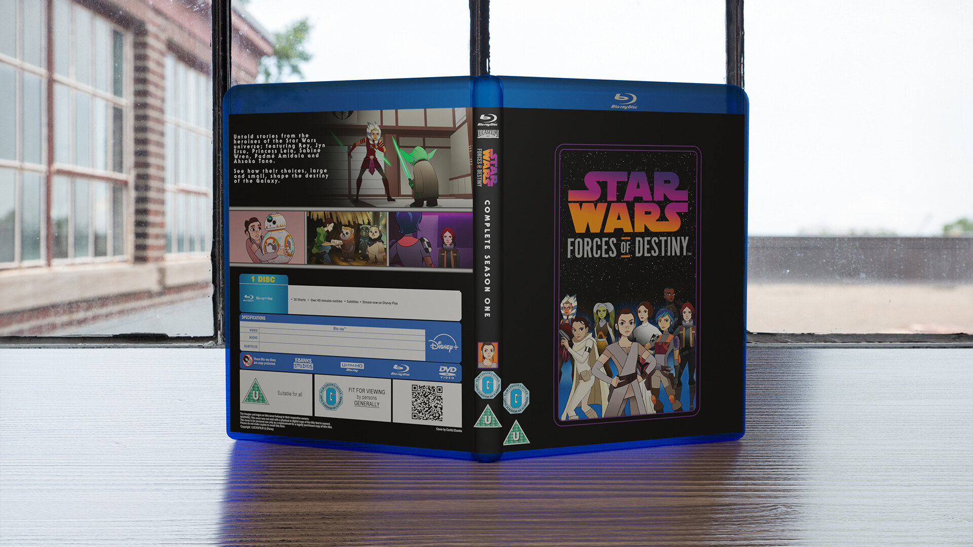 ArtStation - Star Wars: Forces of Destiny Season 1 Custom Blu-ray Cover