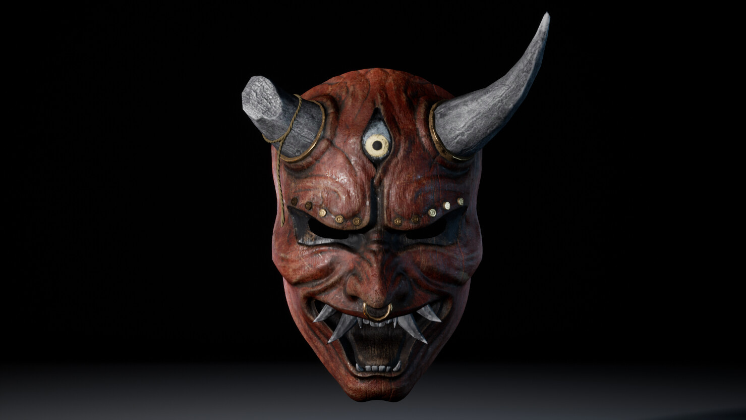 ArtStation - Oni Mask Speed Sculpt