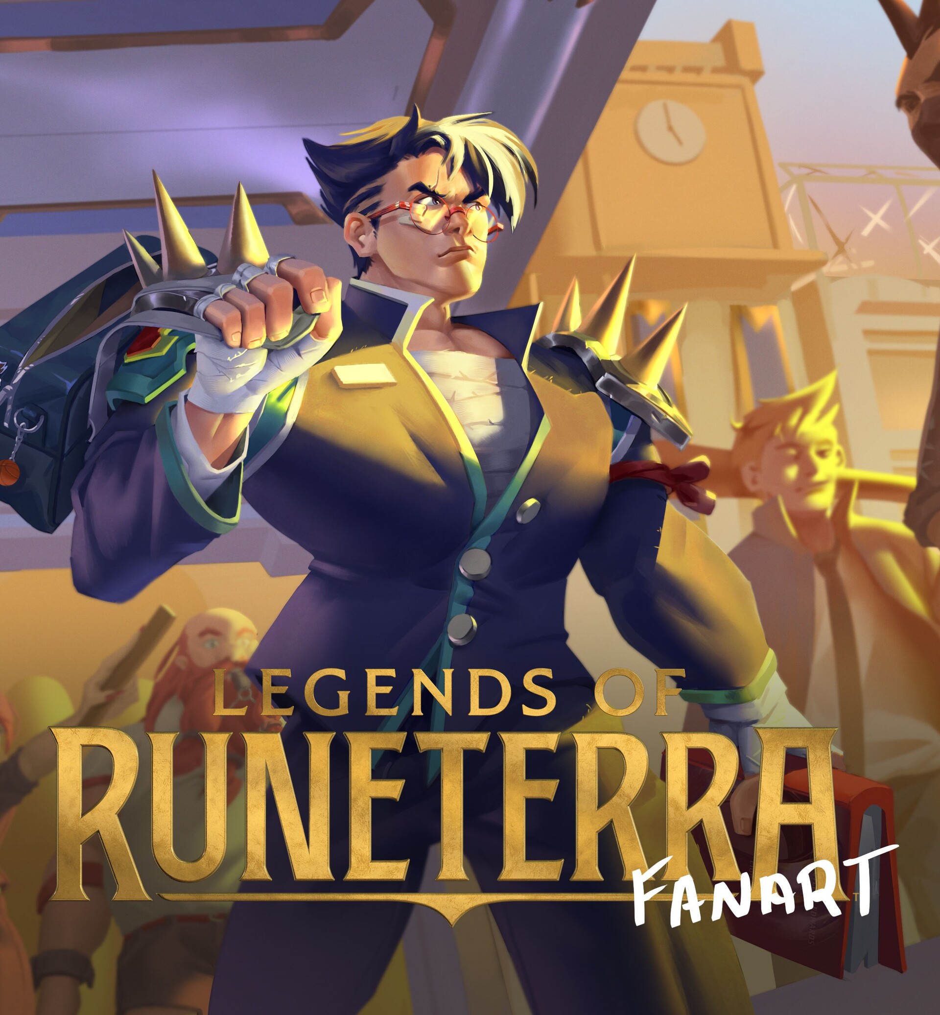 ArtStation - Academy Darius card lvl 1 - Legends of Runeterra Fanart