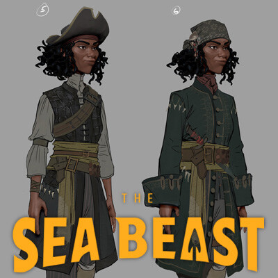 ArtStation - Sea Beast costume designs