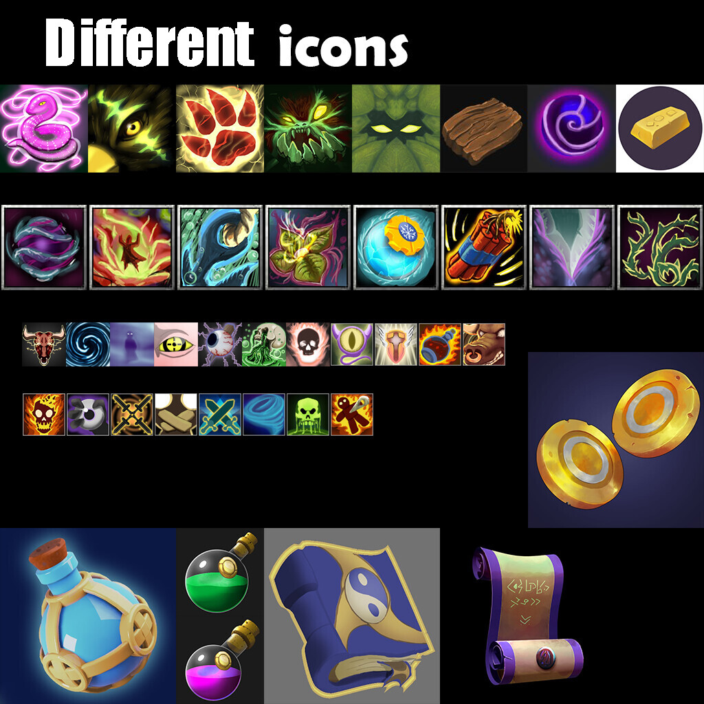ArtStation - Different icons